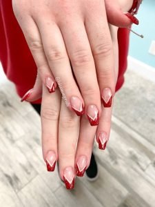 Red French Tip Nail Designs That Will Leave You Breathless